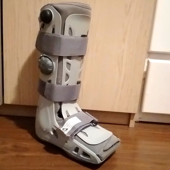 Shoes | Hard Leg Brace Leg Cast | Poshmark